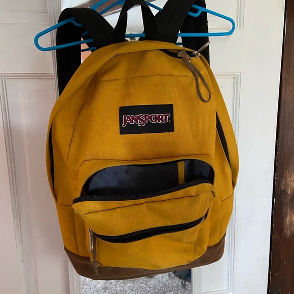 Jansport Yellow Graffiti